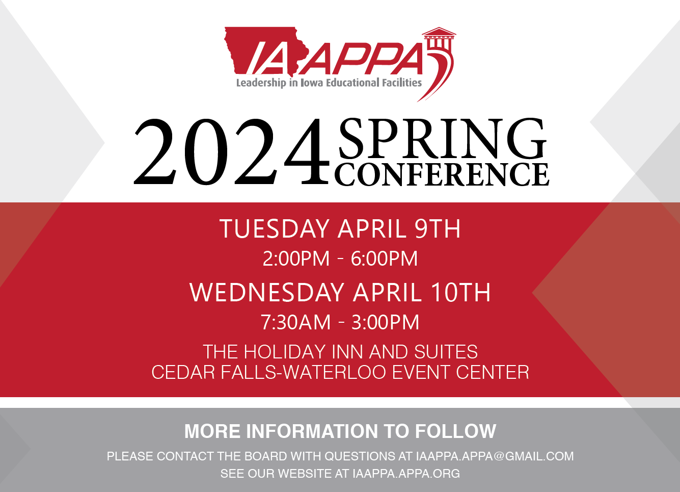 2024 Spring Conference – Iowa Chapter of APPA